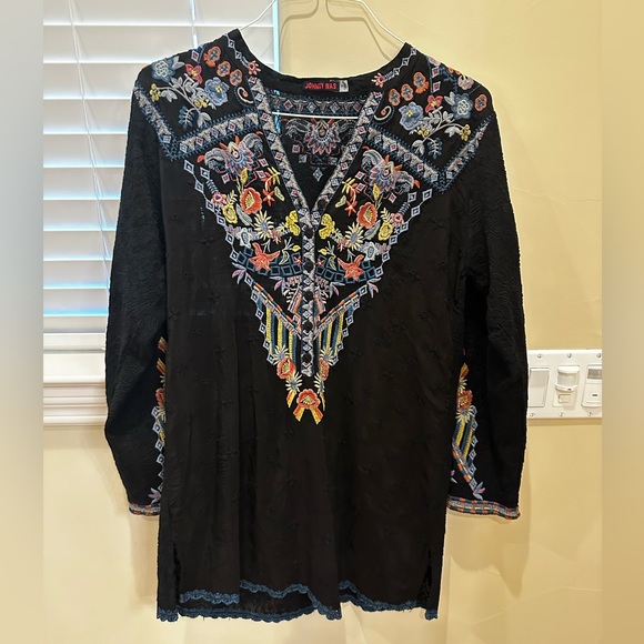 Johnny Was | Tops | Johnny Was Embroidered Long Top Size M New Never ...